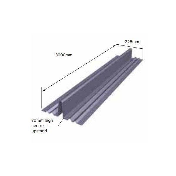 Filon GDFBSUB70 GRP V-Flow DF Under Batten Bond Gutter 70mm x 3m