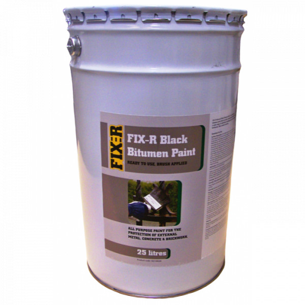 FIX-R SG150025 Bituminous Paint Black 5L