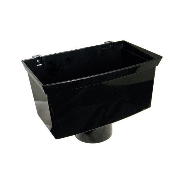 Floplast Rainwater RHX1B Hopper 110mm Black