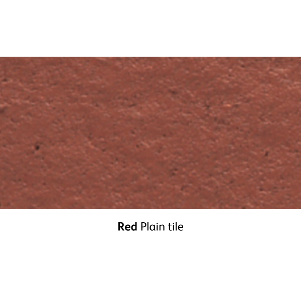 Forticrete P507 Plain Tile & Half Red