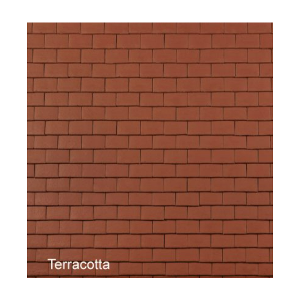 Russell Plain Tile Cloak Verge LH Terracotta