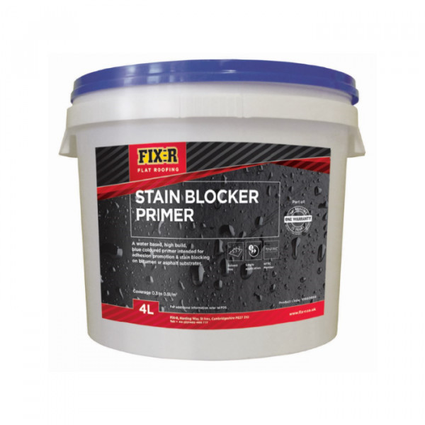 FIX-R Liquid Roofing Stain Blocker 4ltr Blue 2023 Formula