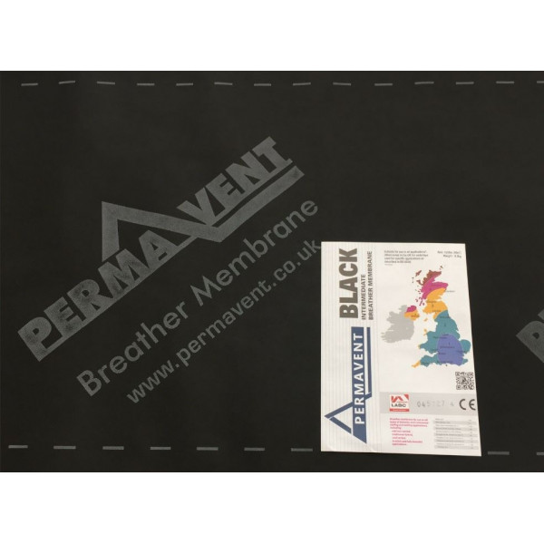 Permavent PVBB50 Black 1m x 50m