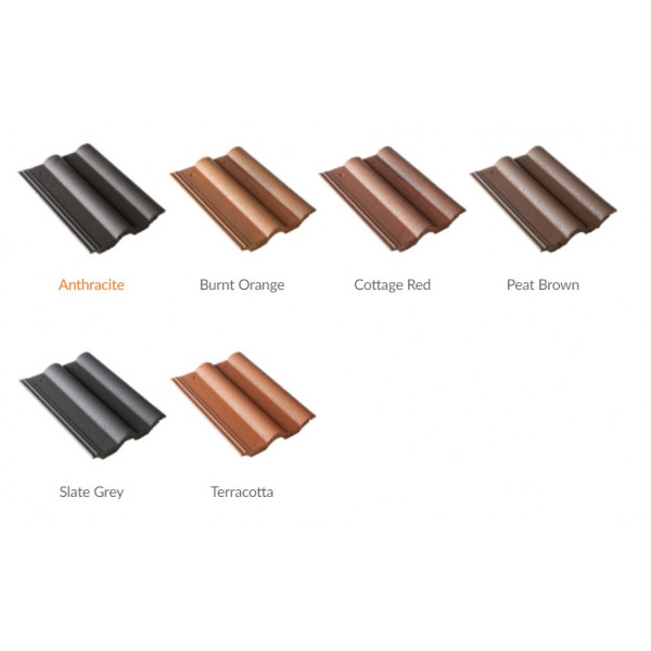 Russell Double Roman Tile Anthracite