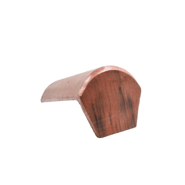 Sandtoft 2452835312 Concrete Half Round Ridge Block End Rustic