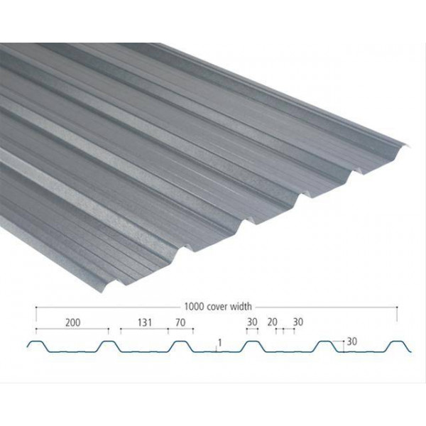 SIG Cladding AS30 Roof 0.5mm 3658mm Goosewing Grey