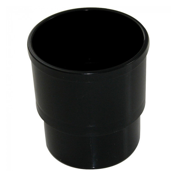 Floplast Rainwater RSH1B 80mm Round Pipe Socket Black