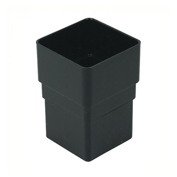 Floplast Rainwater RSS1B 65mm Square Pipe Socket Black