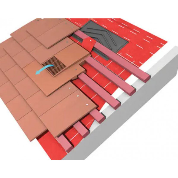 Marley Edgemere Tile Vent Terminal 259 Anthracite 38