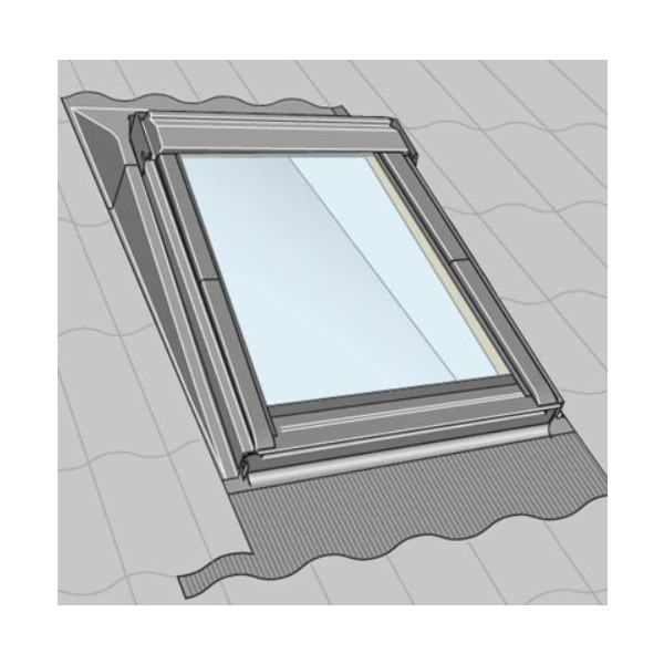 Velux EAW UK04 6000 Insulated Timber Kerb with Flashing for 120mm