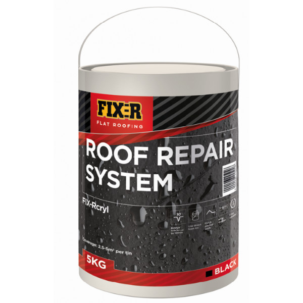 FIX-R FXR005G Fix-Rcryl Roof Repair Coating 5kg Grey