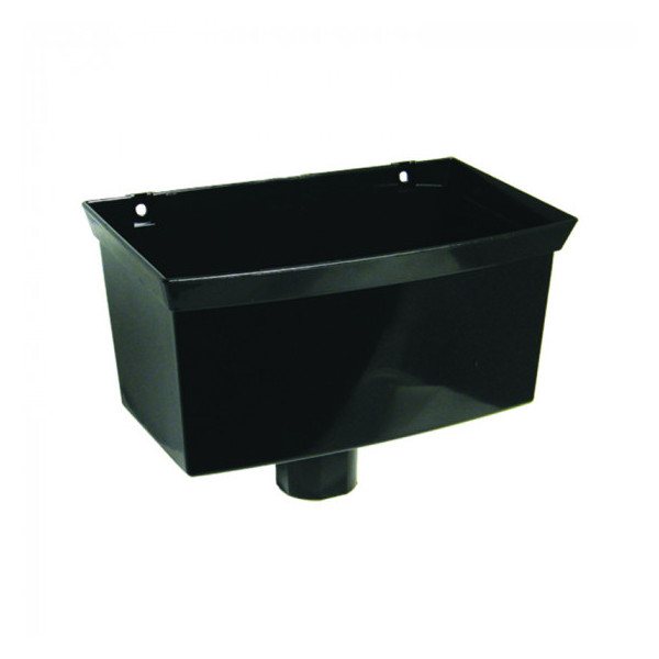 Floplast Rainwater RHS1B Hopper 65mm Square / 68mm Round Black