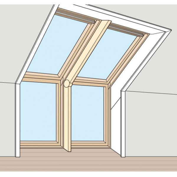 Velux EBY W10 3100 Flashing Support Trimmer Pine