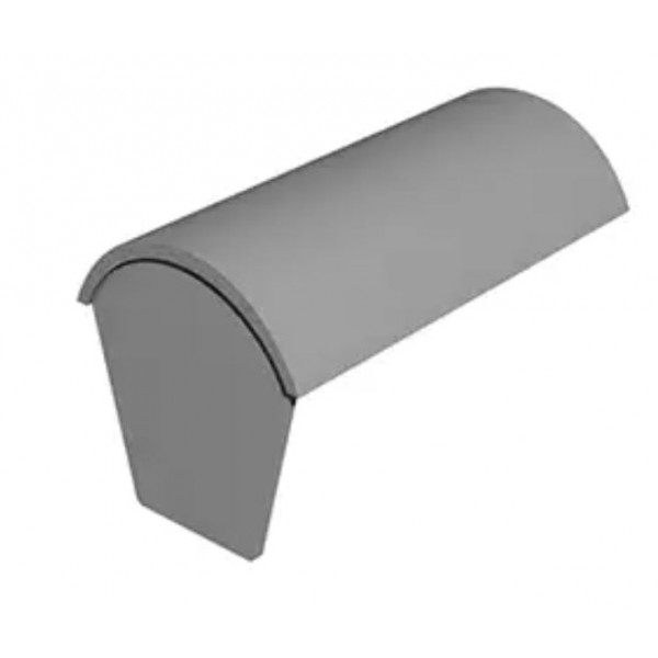 Marley Segmental Stop End Ridge 191 Anthracite 38