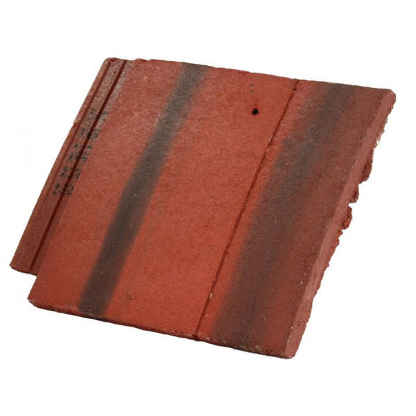 Redland 10001866 Duoplain RH Verge 3/4 Tile 6104 Rustic Red 78