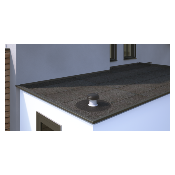 Ubbink OFT2 Flat Roof Vent Terminal Felt 110mm