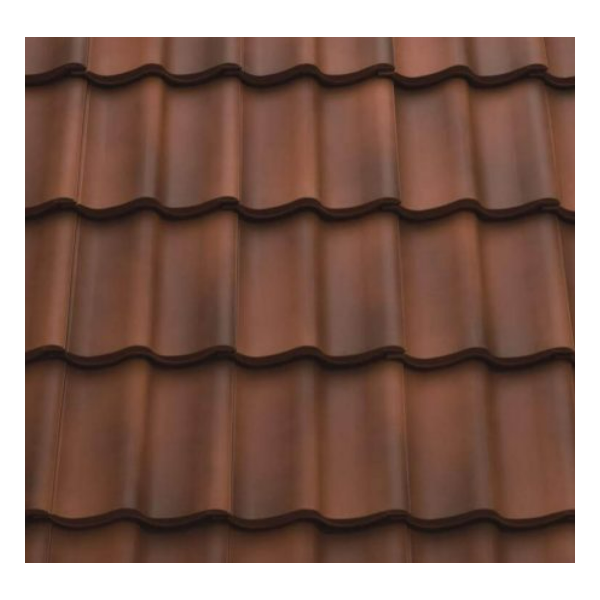 Sandtoft 2453660266 Clay Olympus Pantile LH Verge Tile Flanders