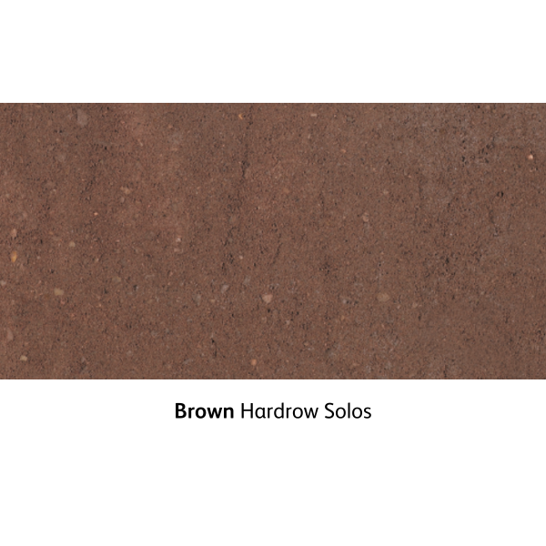 Forticrete Hardrow Slate Solo 330 x 305mm Eave Brown