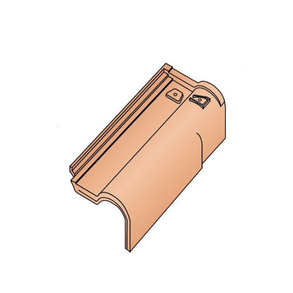 Koramic 11743605 Clay Modula LH Cloak Verge Tile Chilton Red