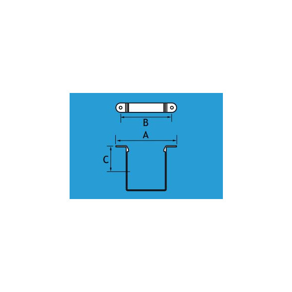 Alumasc RW33/PC 75x75mm Pipe Clip PPC