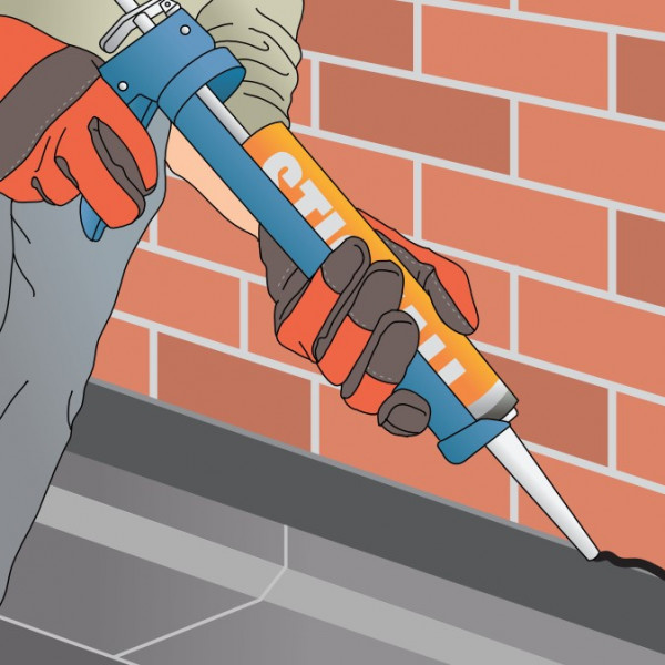 IKO 02401671 IKOpro Stickall Weather Sealant Black 310ml