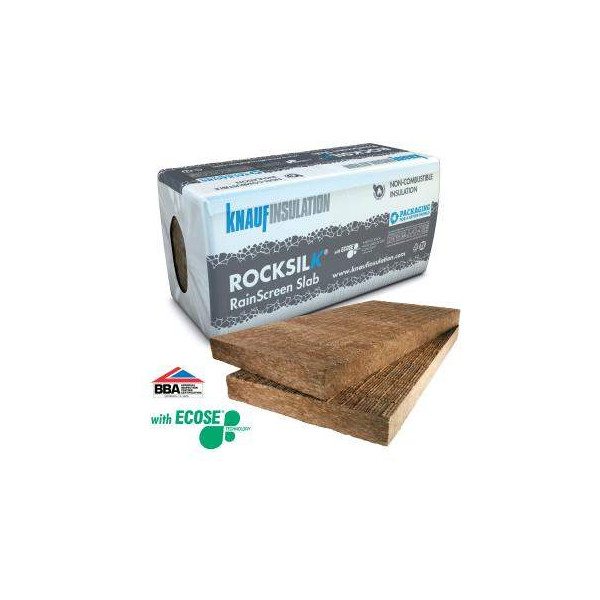 Knauf Rocksilk Rainscreen Partial Fill Slab 200mm x 455mm x 1200mm (2)