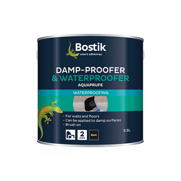 Bostik 30812208 Aquaprufe Rubber Bitumen Emulsion 25ltr