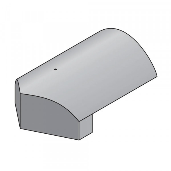 Marley Third Round Hip 289 Old English Dark Red 80