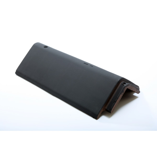 Lagan TBUALHIPRIDGEBLACK2 Universal Angle Clay Hip Tile 450mm Black