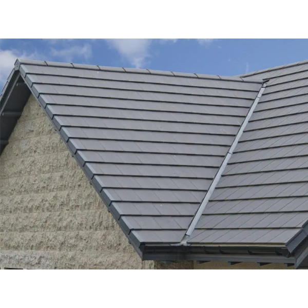 Marley Acme Single Camber Plain Tile Grey Sand Faced