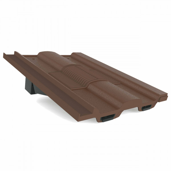 Manthorpe GTV-CS-BR Castellated Tile Vent Dark Brown