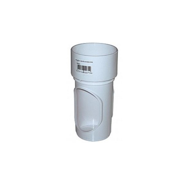 Floplast Rainwater RX1W 68mm Round Access Pipe White