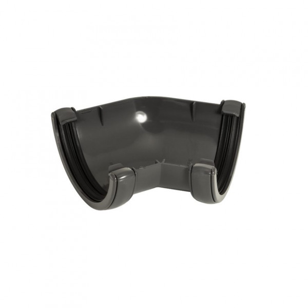 Floplast Half Round RA2G 112mm 135D Angle Grey