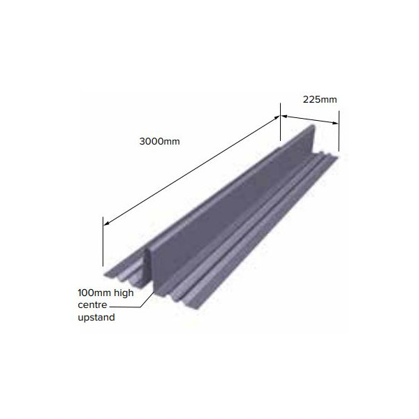 Filon GDFBSUB100 GRP V-Flow DF Under Batten Bond Gutter 100mm x 3m
