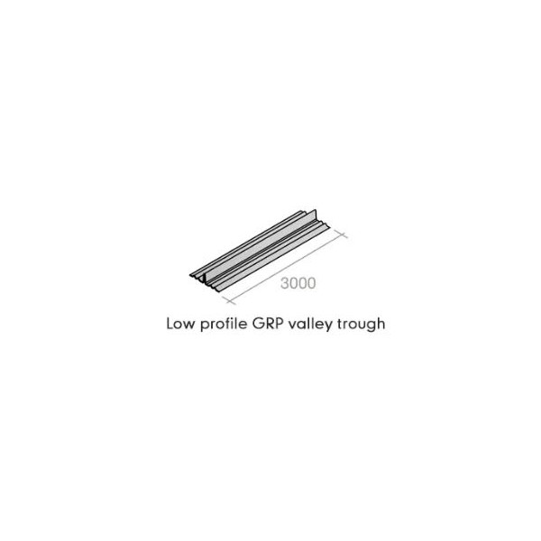 Marley Low Profile GRP Valley Trough 3m