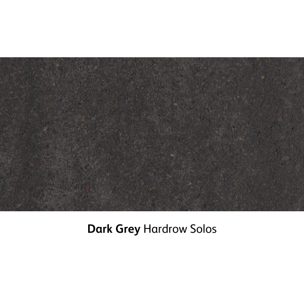 Forticrete Hardrow Slate Solo 381 x 343mm Slate Dark Grey