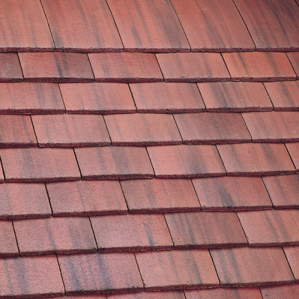 Marley Segmental Mono Ridge 225 Old English Dark Red 80