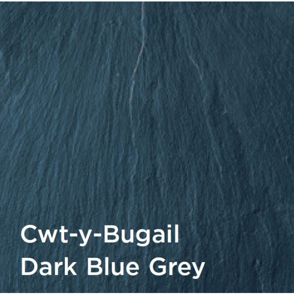 Welsh Slate Cwt-y-Bugail 250mm x 300mm County Slate Blank Blue/Grey