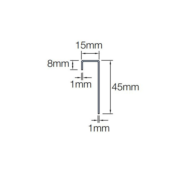 Etex 4031211 Cedral Click/Lap Connection Profile 3m C10 Sky Blue