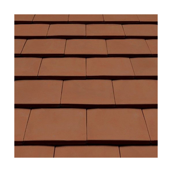 Sandtoft 2453600165 Clay 20/20 Interlocking Plain Tile Natural Red