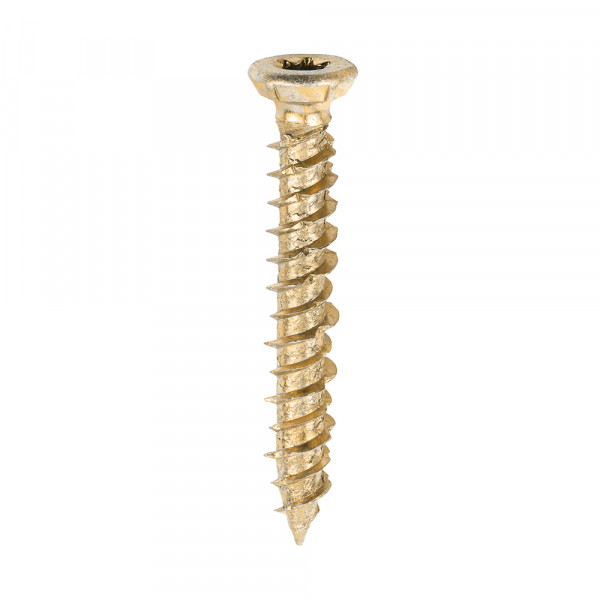 TIMco 00050TCON Multi-Fix Concrete Screw CSK TX30 7.5x50mm ZYP (100)
