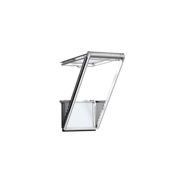 Velux GDL MK19 3066P1 Cabrio Balcony System Lacquered Pine