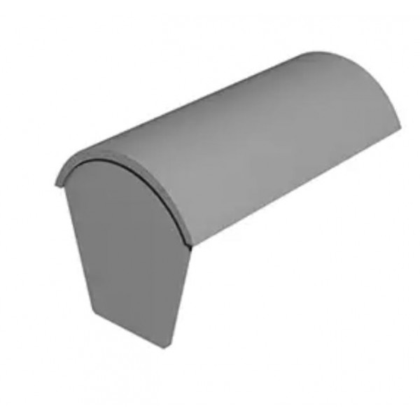 Marley Segmental Stop End Ridge 191 Greystone 22