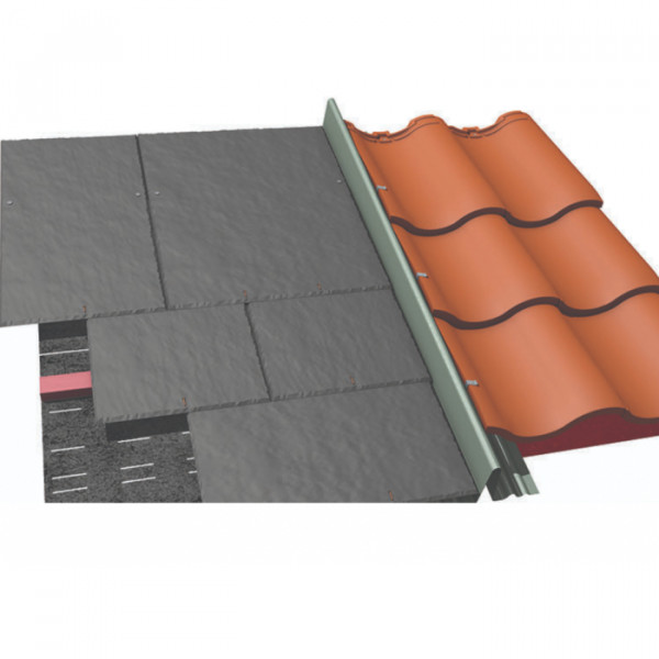 Marley MA40471 Dry Fix Bonding Gutter High Profile 3m