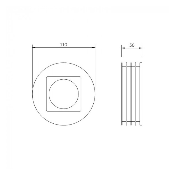 Floplast Rainwater D96 Universal Rainwater Adaptor