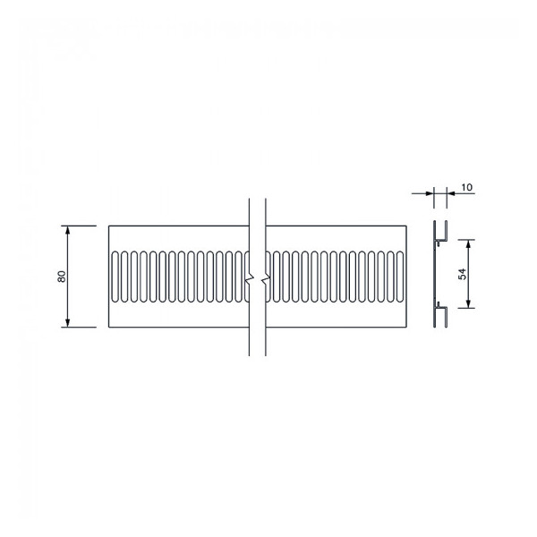 Floplast RT25 Disc Soffit Ventilator White