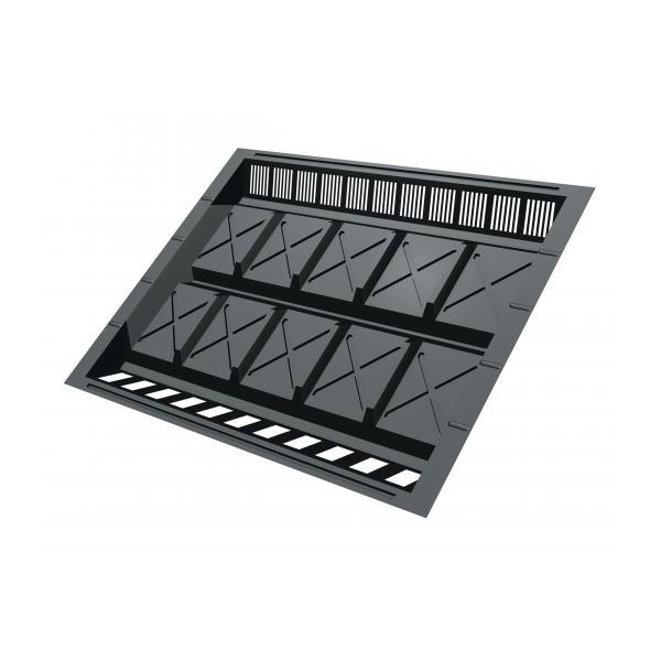 Manthorpe G605 Cross Flow Fly Screen Eaves Panel 450 x 600mm Black