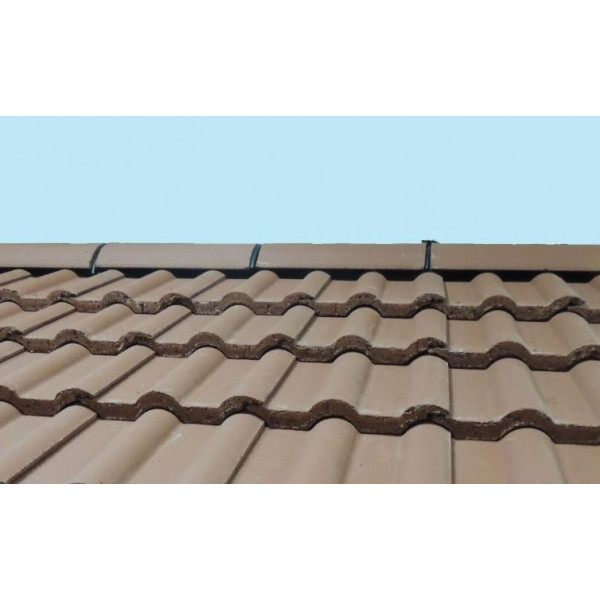 Russell Half Round Ridge Peat Brown