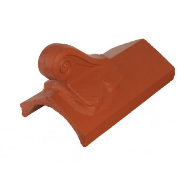 Russell Universal Angle Ridge Scroll Finial Anthracite