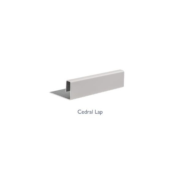 Etex 4032541 Cedral Click/Lap End Profile 3m C51 Silver Grey